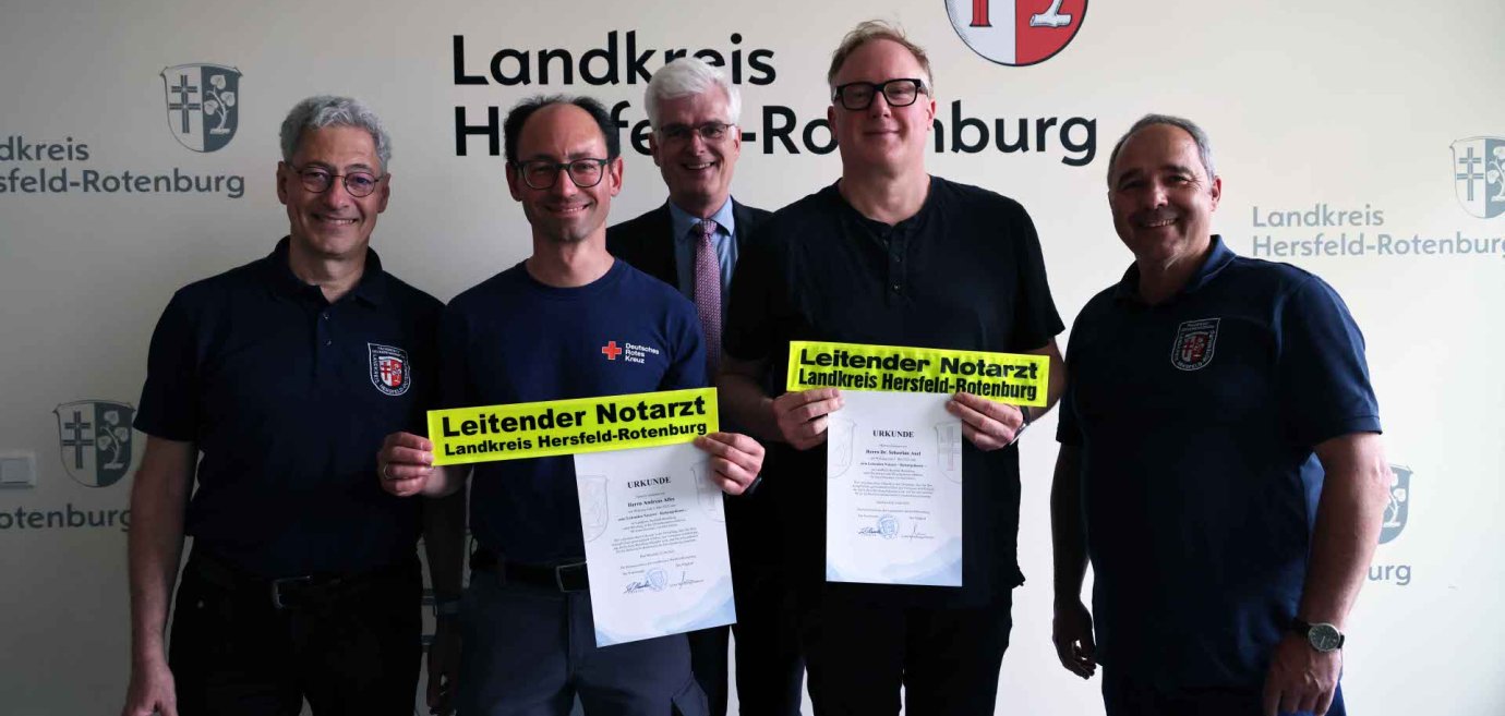 Andreas Alles und Dr. Sebastian Auel sind neue Leitende Notärzte ...